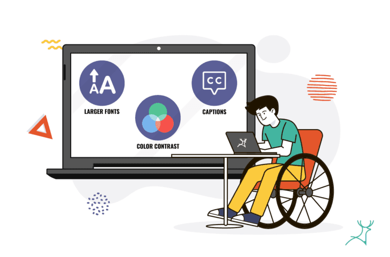 Designing for web accessibility: applying the w3c guidelines with examples