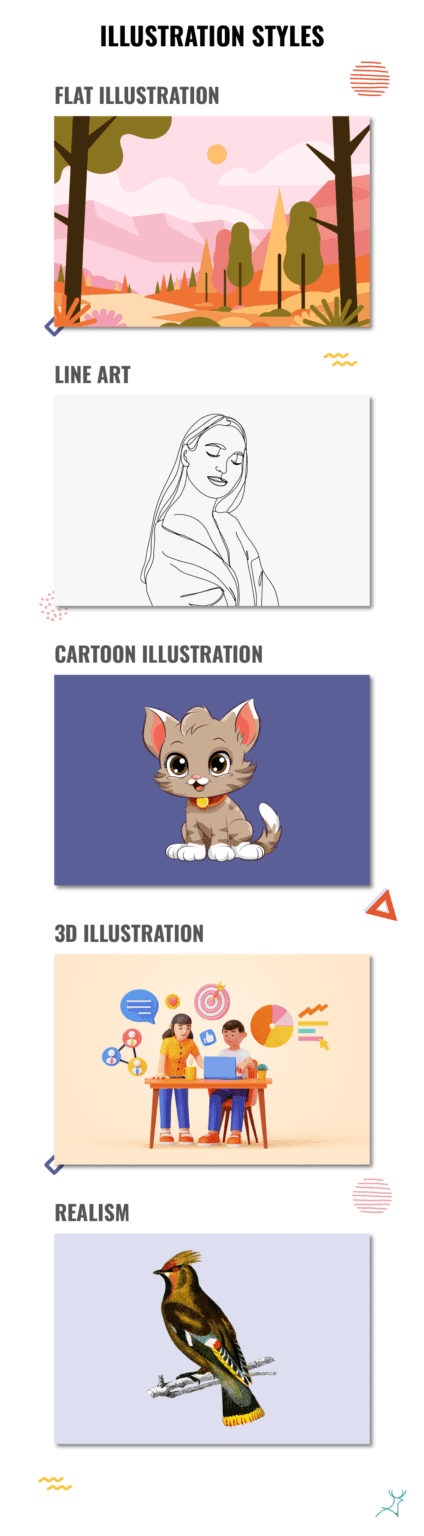 Illustration vs. Graphic design: What you need to know? - Deer Designer