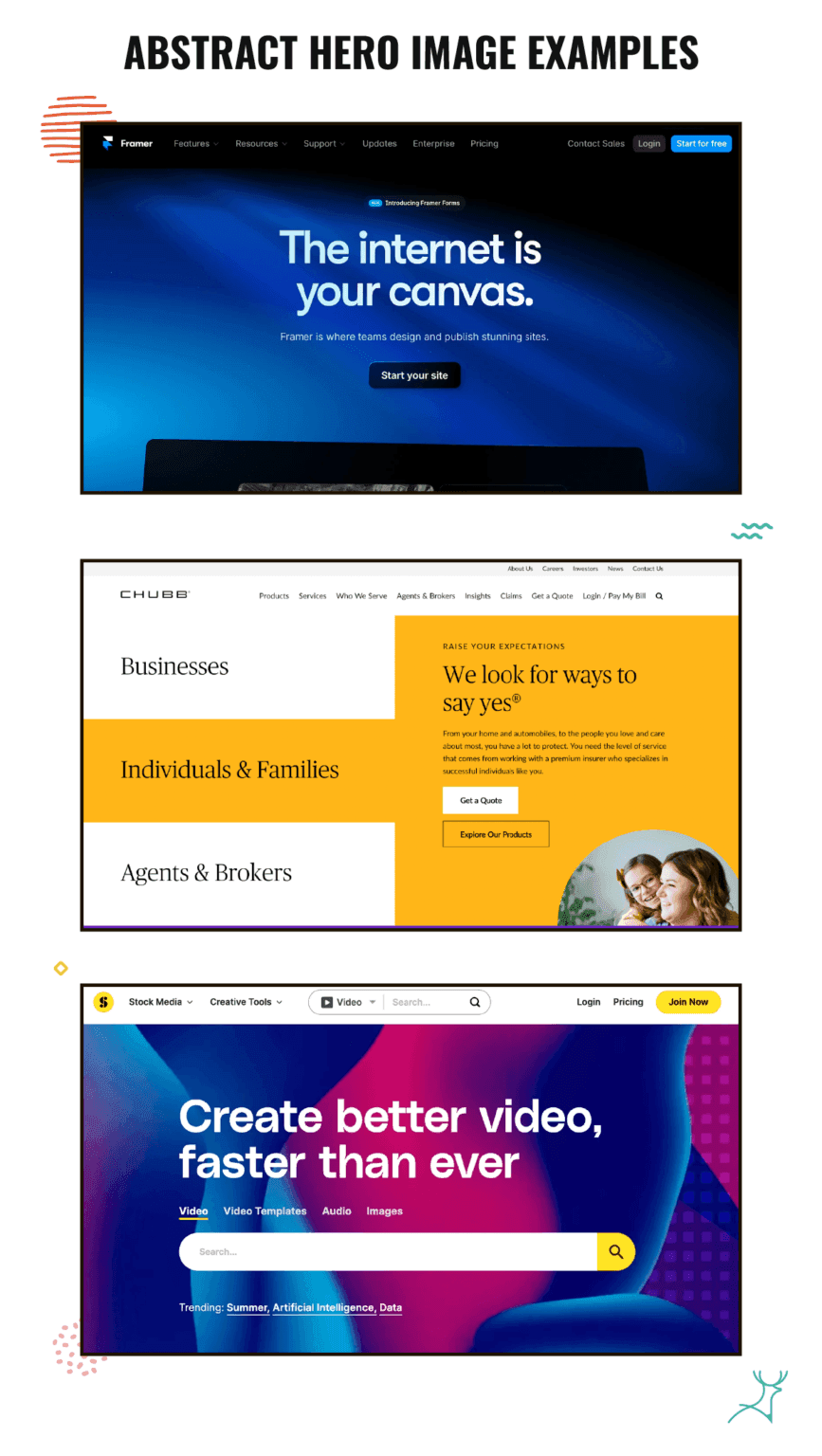 Website hero section design: Best practices & examples - Deer Designer