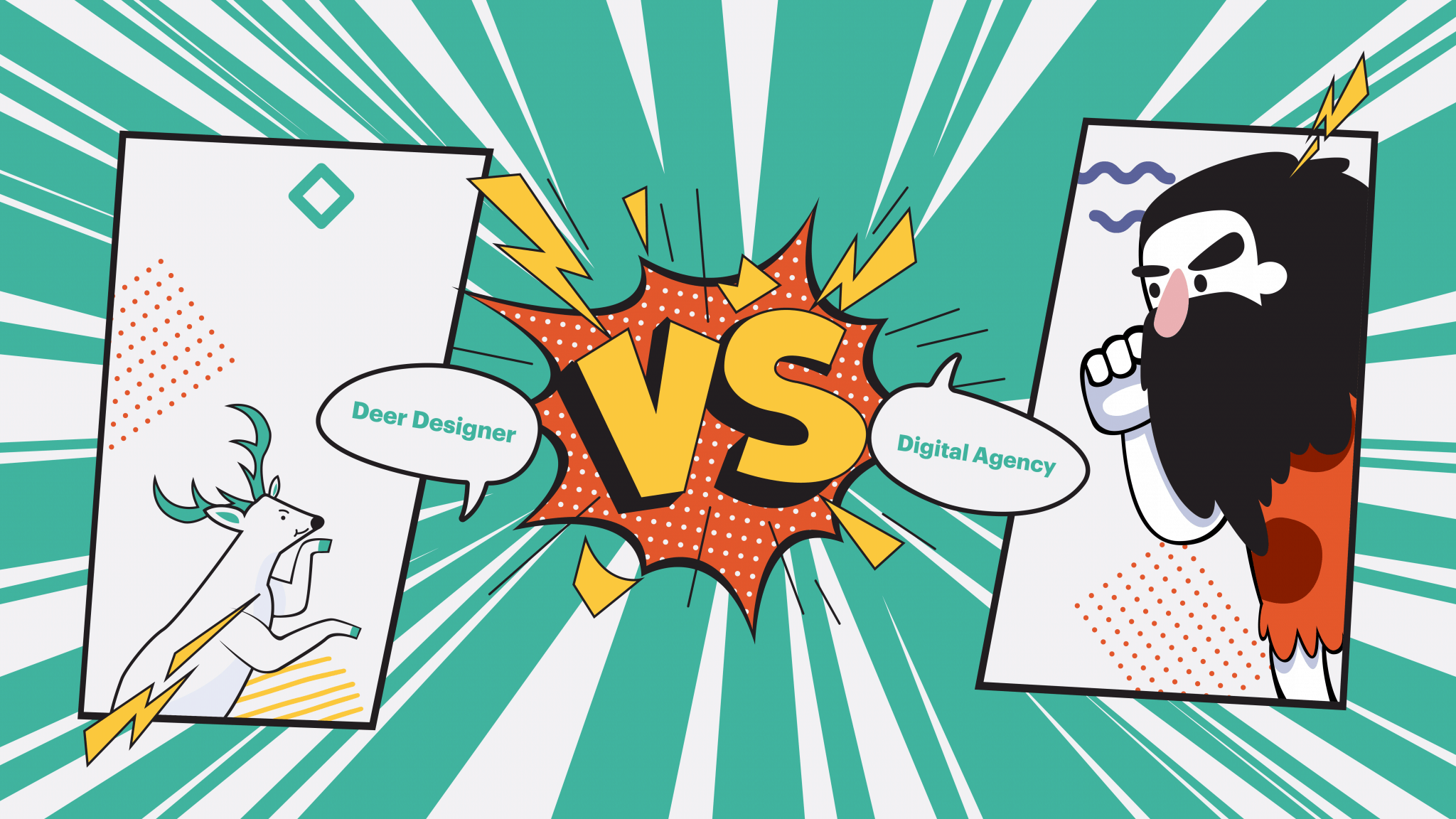 Choosing between a digital agency or Deer Designer | A comparison